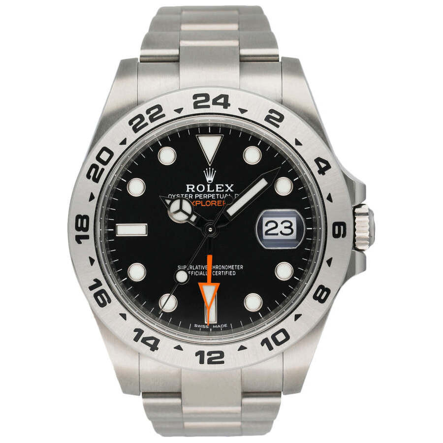 Rolex Pre-owned Rolex Explorer II Automatic Chronometer Black Dial Men ...