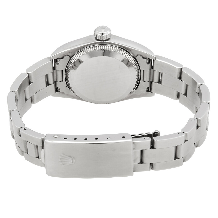 Rolex Pre-owned Rolex Oyster Perpetual Automatic Black Dial Ladies ...