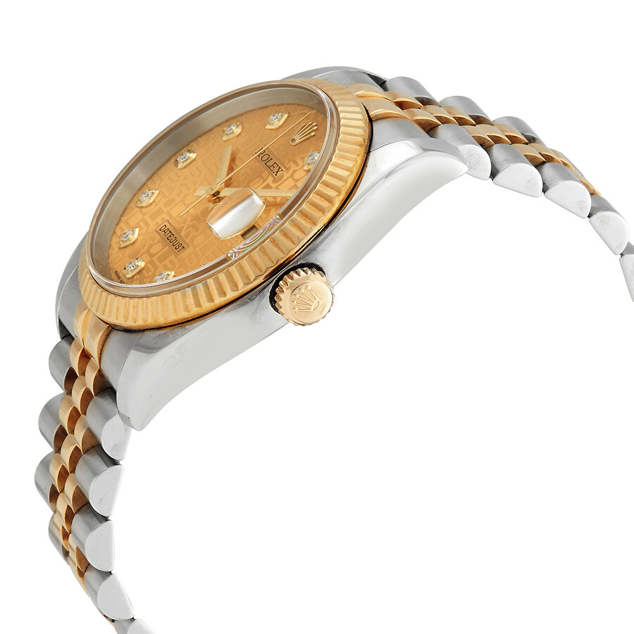 Rolex Pre-owned Rolex Oyster Perpetual Automatic Chronometer Diamond ...