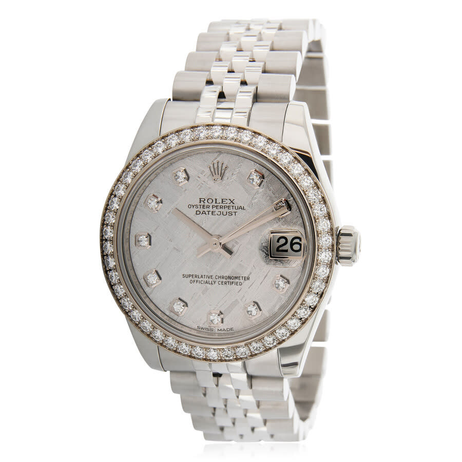 Rolex Pre-owned Rolex Oyster Perpetual Automatic Chronometer Diamond ...