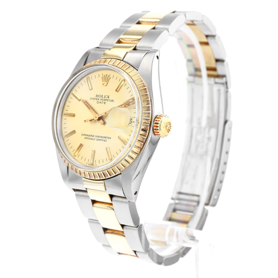 Rolex Pre-owned Rolex Oyster Perpetual Date Automatic Chronometer Men's ...