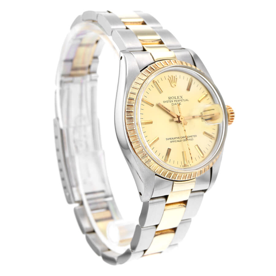 Rolex Pre-owned Rolex Oyster Perpetual Date Automatic Chronometer Men's ...
