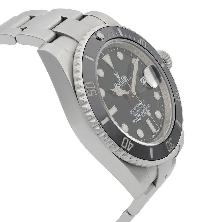 Rolex Pre-owned Rolex Submariner Automatic Chronometer Black Dial Men's ...