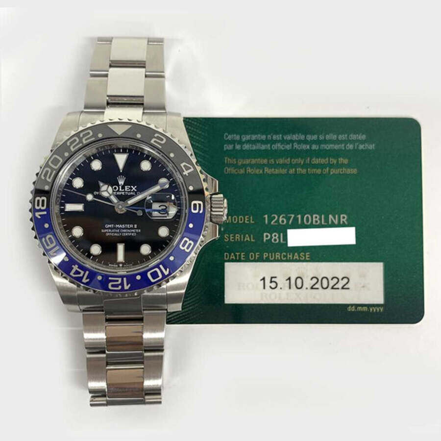 Rolex Pre-owned Rolex Submariner GMT Automatic Chronometer Black Dial ...
