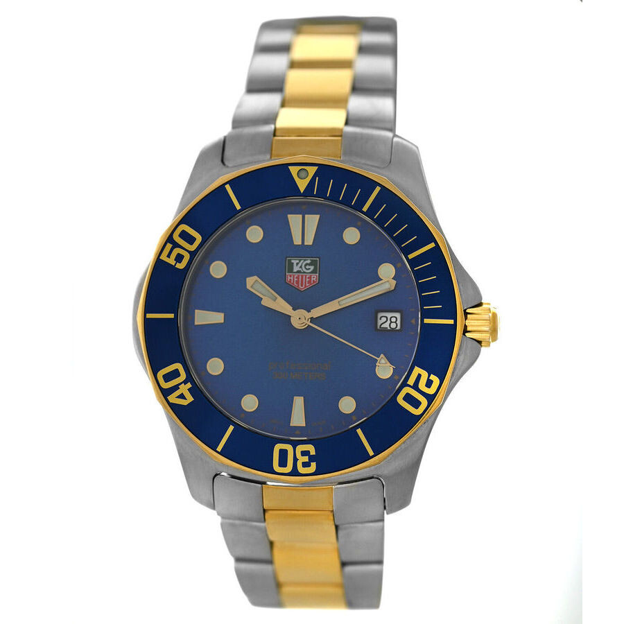 Tag Heuer Pre-owned Tag Heuer 2000 Aquaracer Blue Dial Men's Watch ...