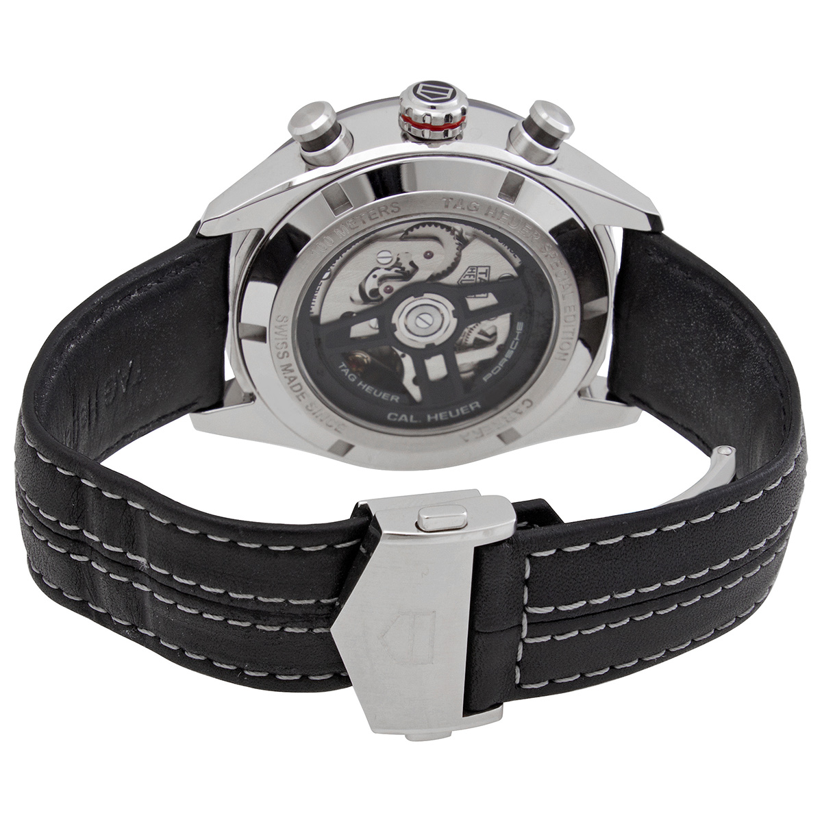 Tag Heuer Pre-owned Tag Heuer Carrera Porsche Chronograph Grey Dial Men ...