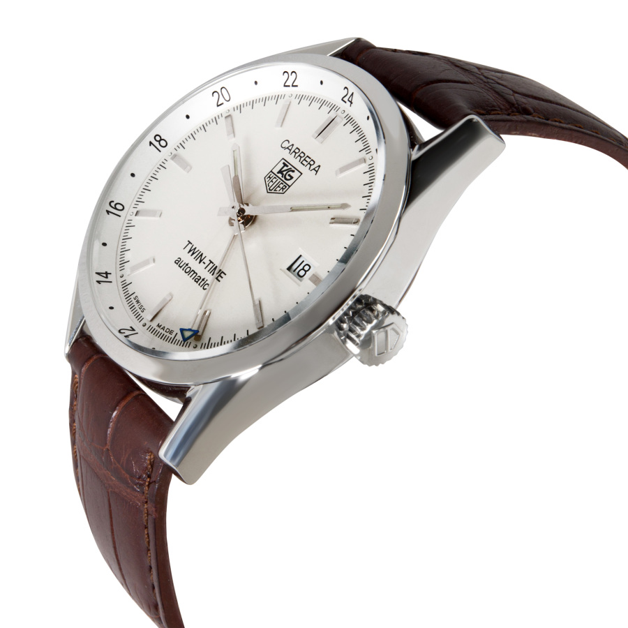 Tag Heuer Pre-owned Tag Heuer Carrera Silver-tone Dial Men's Watch ...