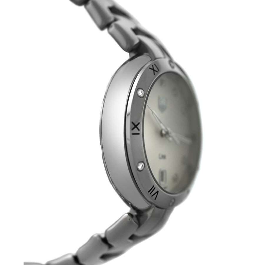 Tag Heuer Pre-owned Tag Heuer Link Quartz Diamond White Dial Ladies ...