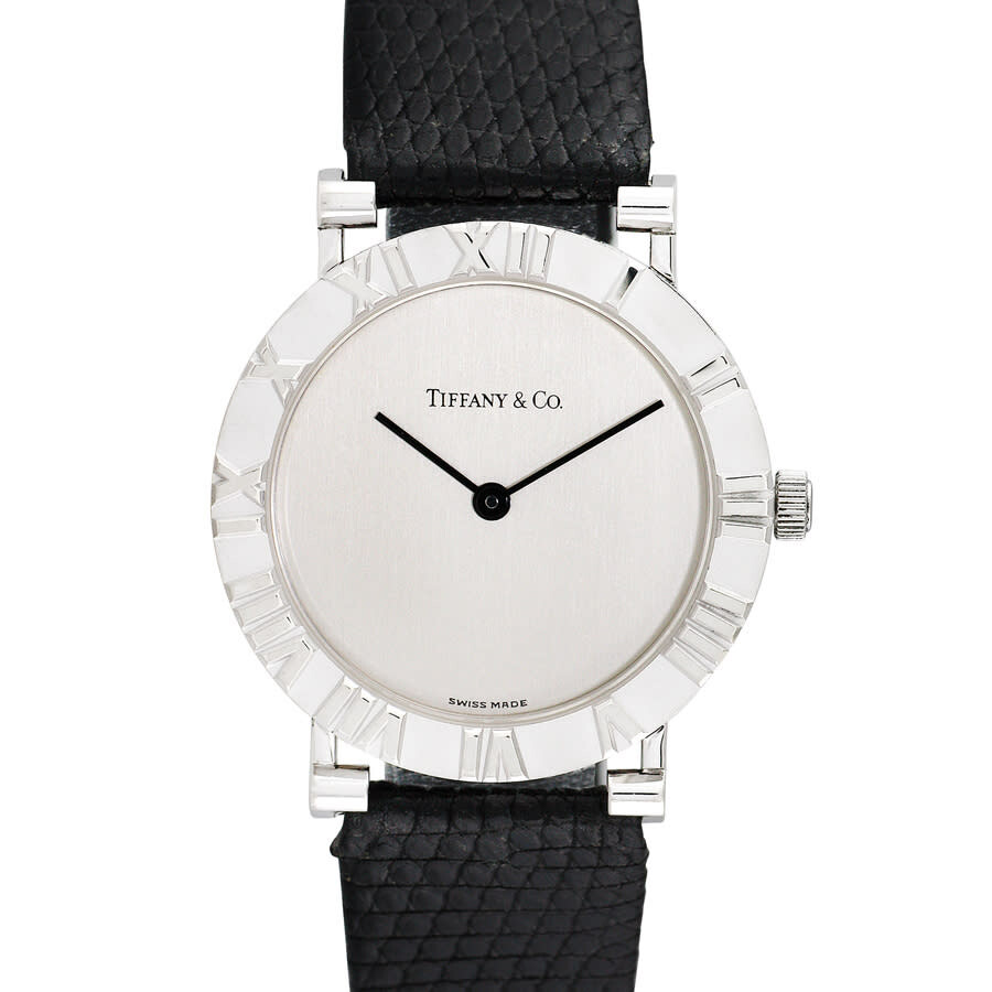 Tiffany & Co. Pre-owned Tiffany & Co. Atlas Quartz Silver Dial Men's ...