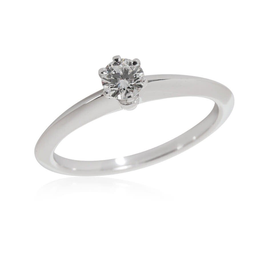 Tiffany & Co. Pre-Owned Tiffany & Co. Diamond Solitaire Engagement Ring ...
