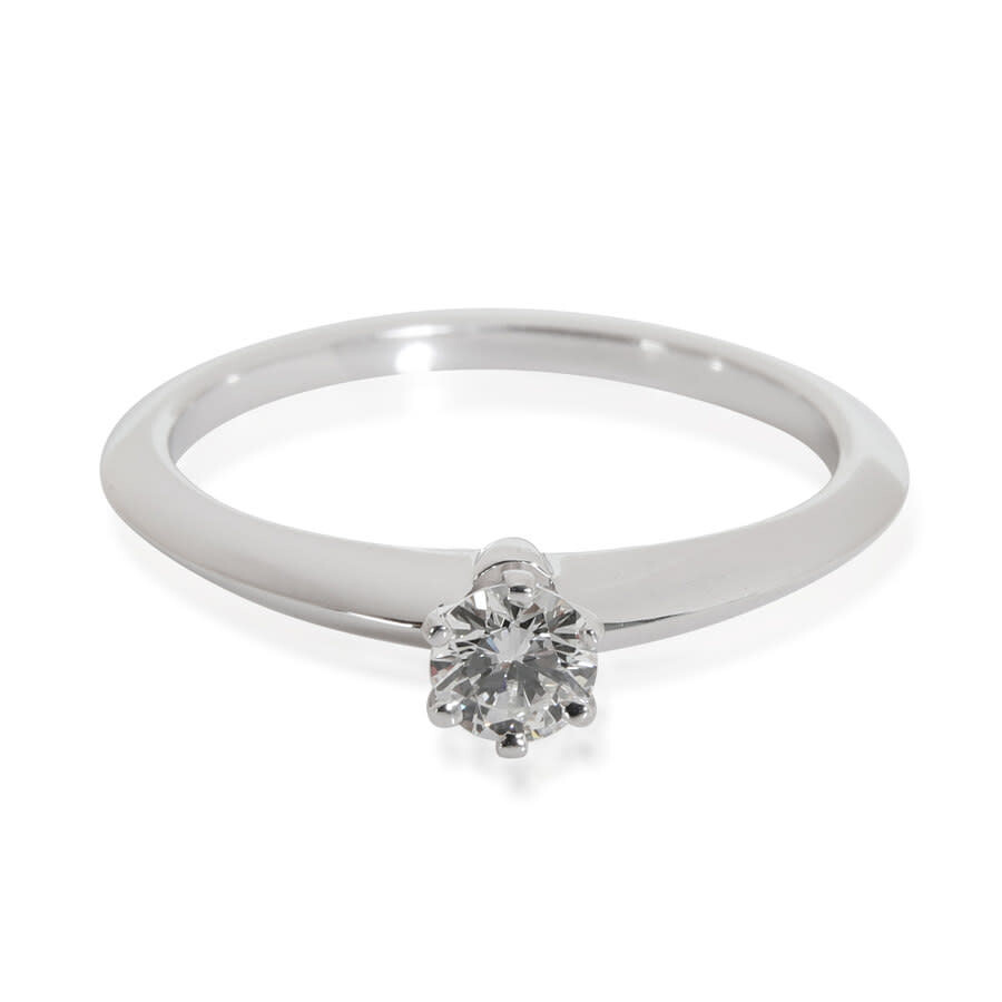 Tiffany & Co. Pre-Owned Tiffany & Co. Diamond Solitaire Engagement Ring ...