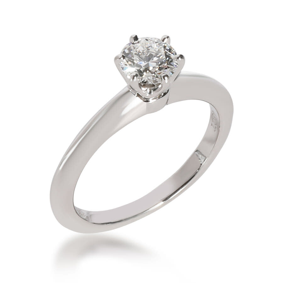 Tiffany & Co. Pre-Owned Tiffany & Co. Solitaire Diamond Engagement Ring ...