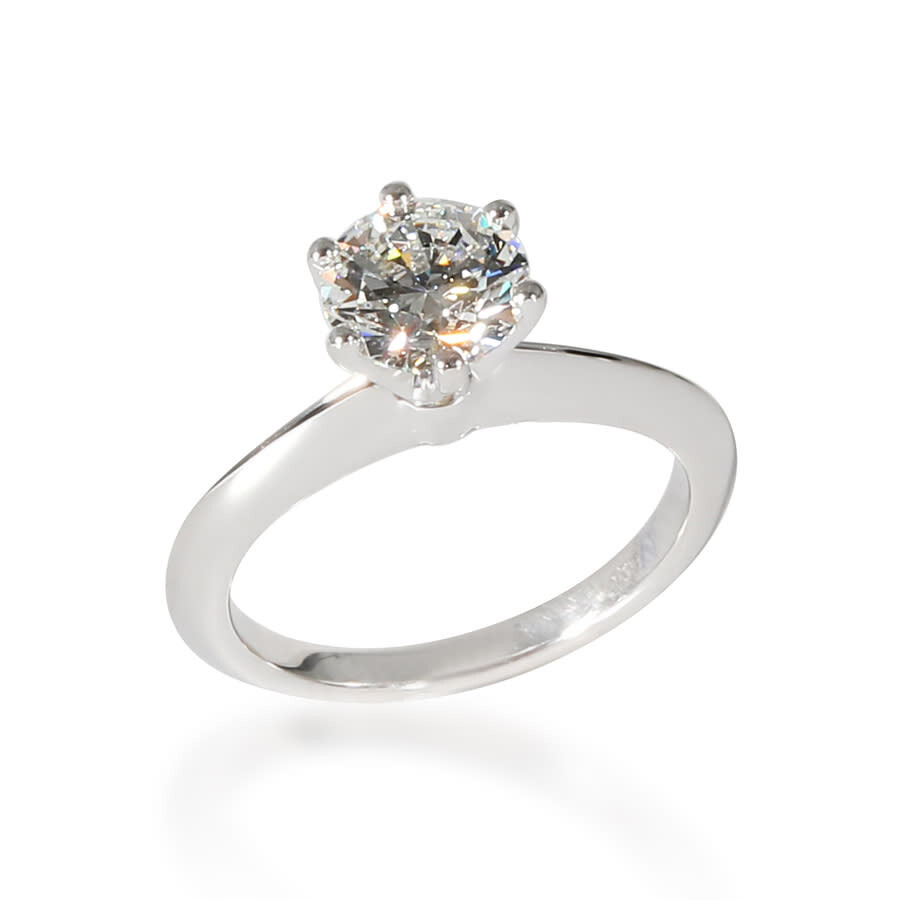 Tiffany & Co. Pre-Owned Tiffany & Co. Solitaire Diamond Engagement Ring ...
