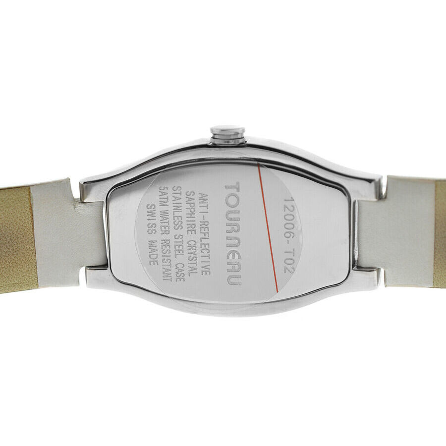 Tourneau Pre-owned Tourneau Rectangle Quartz Diamond Ladies Watch 12006 ...