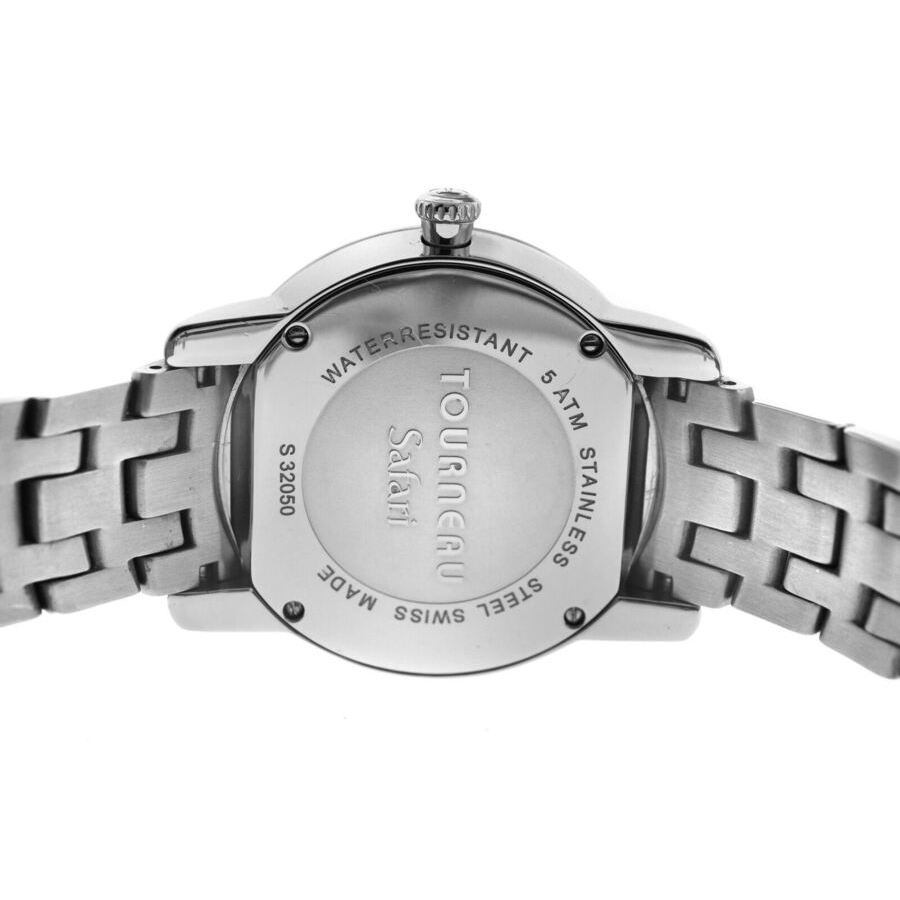 Tourneau Pre-owned Tourneau Safari Quartz Silver Dial Men's Watch ...