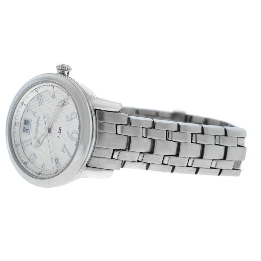 Tourneau Pre-owned Tourneau Safari Quartz Silver Dial Men's Watch ...