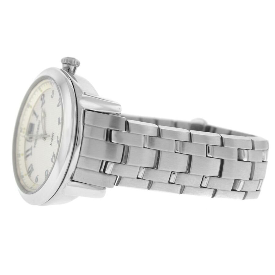 Tourneau Pre-owned Tourneau Safari Quartz White Dial Men's Watch S32050 ...