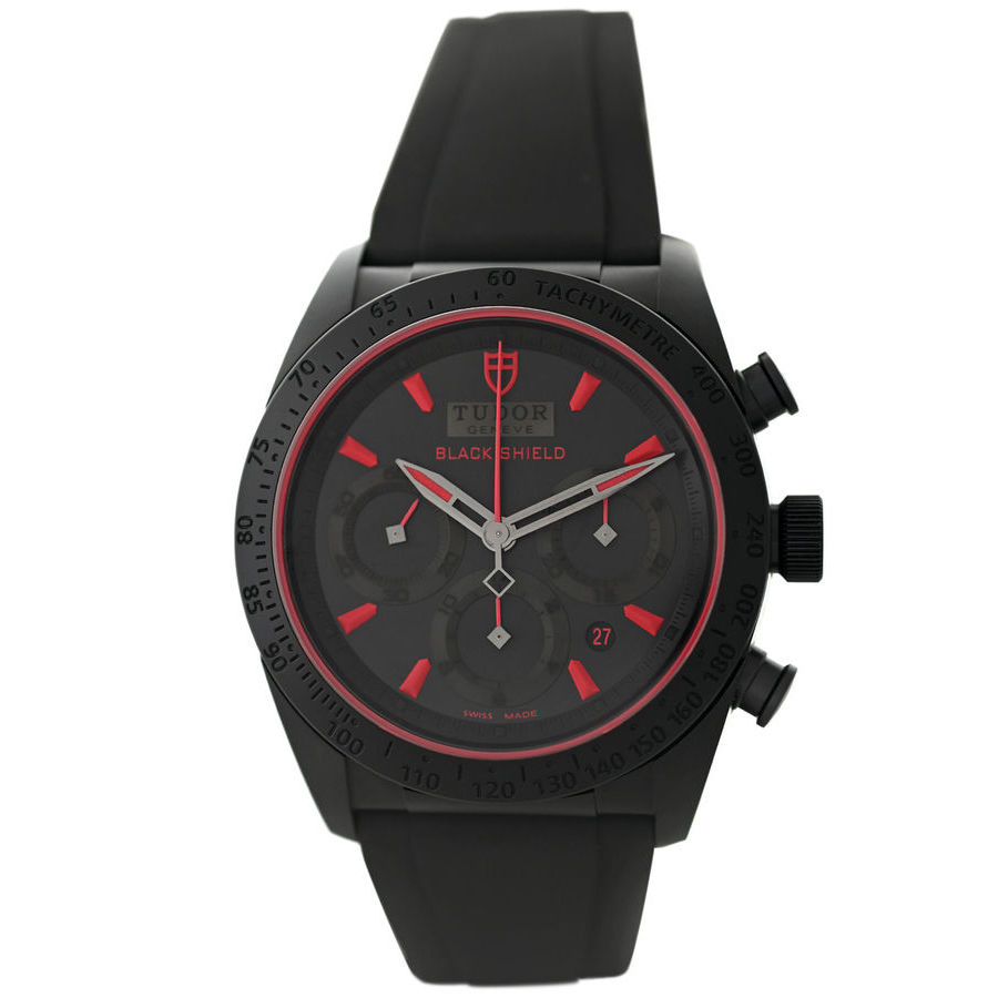Tudor Pre-owned Tudor Fastrider Black Shield Chronograph Automatic ...