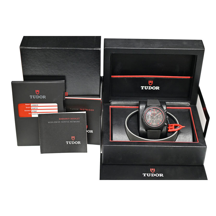 Tudor Pre-owned Tudor Fastrider Black Shield Chronograph Automatic ...