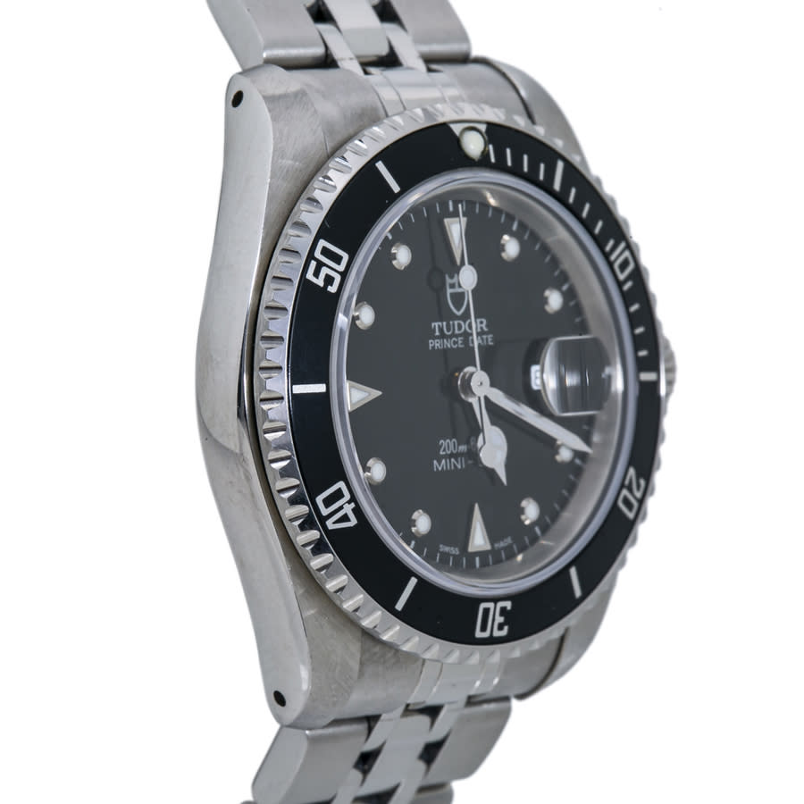 Tudor Pre-owned Tudor Mini Sub Automatic Black Dial Ladies Watch 73190 ...