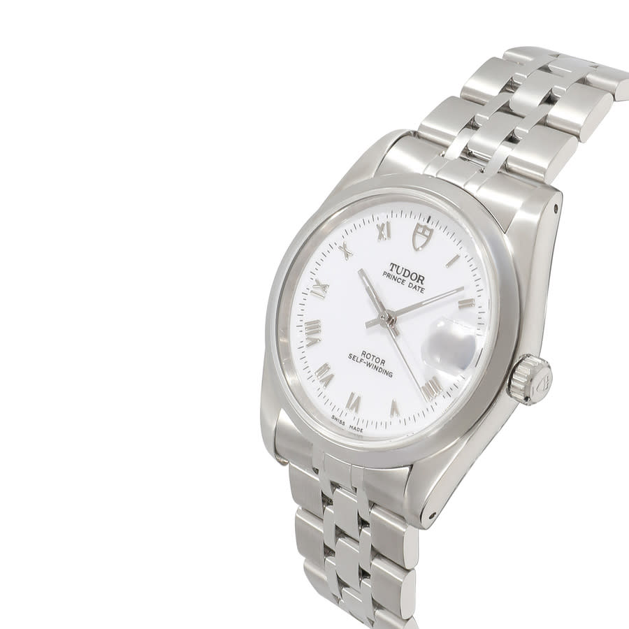 Tudor Pre-owned Tudor Prince Date Automatic White Dial Unisex Watch ...