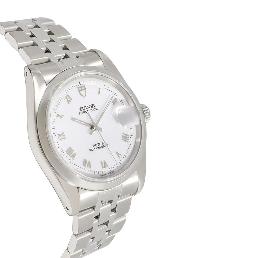 Tudor Pre-owned Tudor Prince Date Automatic White Dial Unisex Watch ...