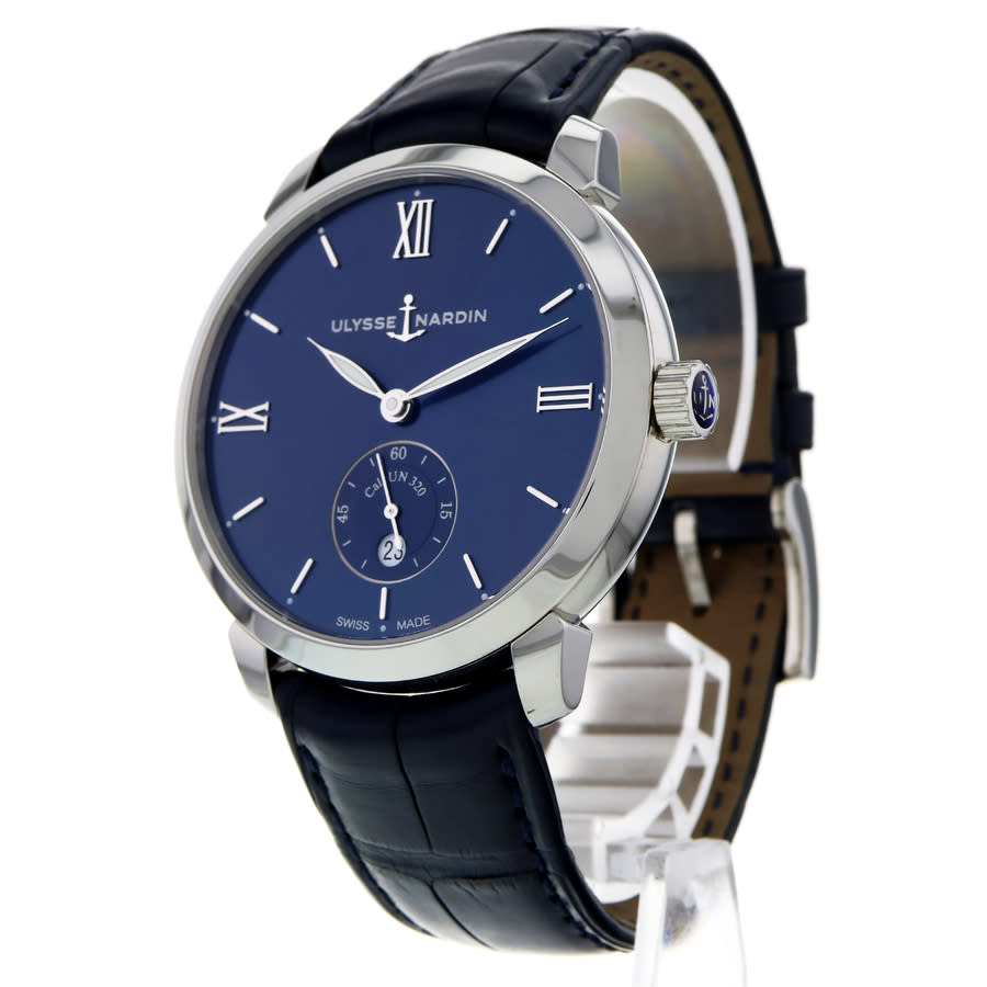 Ulysse Nardin Pre-owned Ulysse Nardin Classico Automatic Blue Dial Men ...