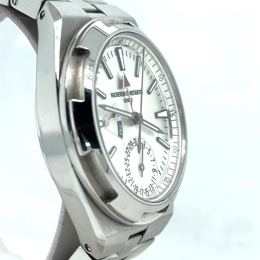 Vacheron Constantin Pre-owned Vacheron Constantin Overseas Dual Time Silver Dial Men's Watch ...
