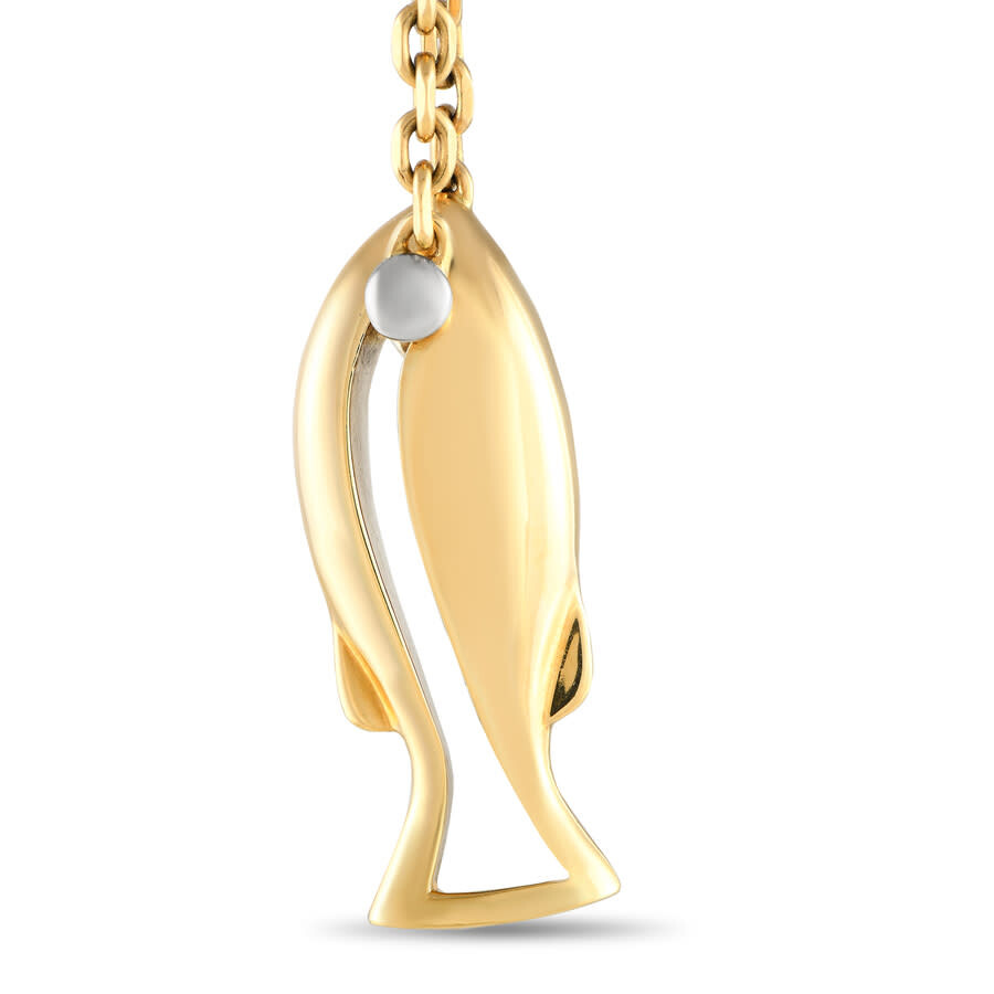 Van Cleef & Arpels Pre-Owned Van Cleef Arpels 18K Yellow Gold Fish ...