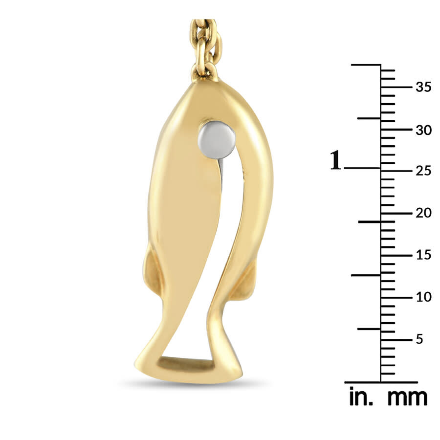 Van Cleef & Arpels Pre-Owned Van Cleef Arpels 18K Yellow Gold Fish ...