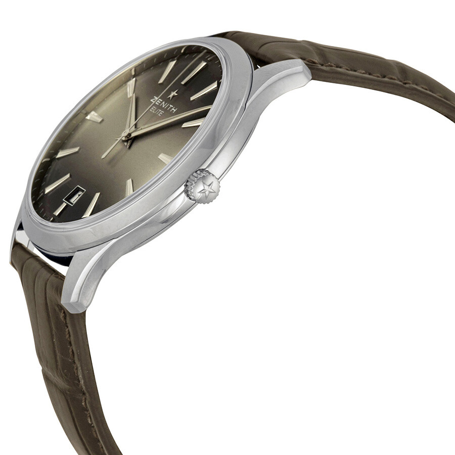 Zenith Pre-owned Zenith Captain Palladium Fume Dial Men's Watch 03.2020 ...