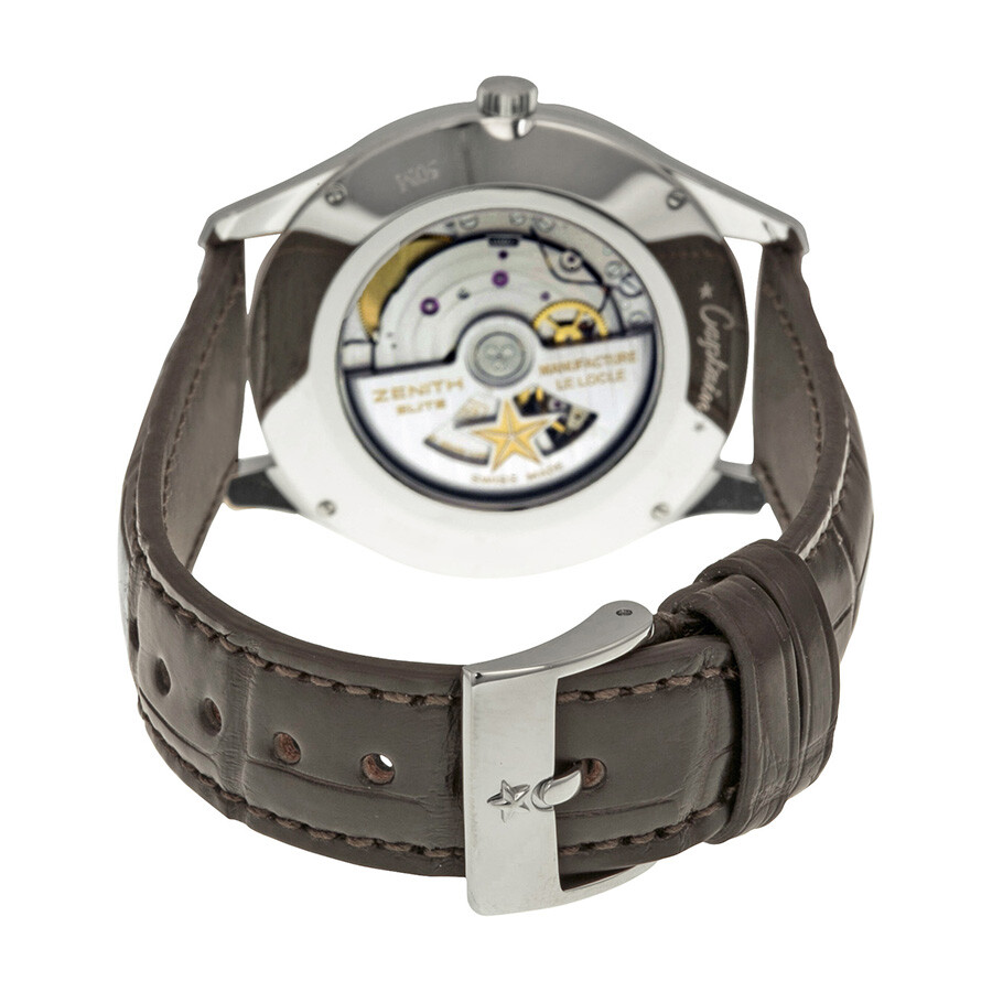 Zenith Pre-owned Zenith Captain Palladium Fume Dial Men's Watch 03.2020 ...