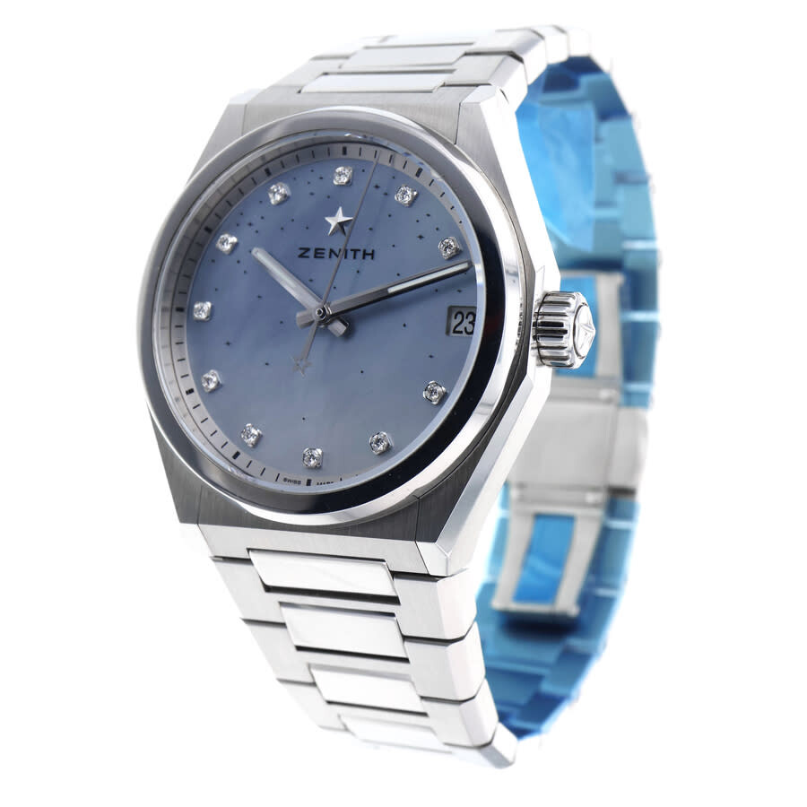 Zenith Pre-owned Zenith Defy Automatic Diamond Men's Watch 03.9200.670 ...