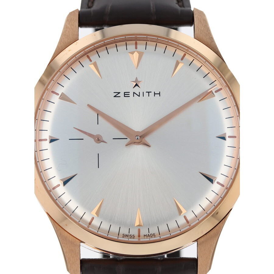 Zenith Pre-owned Zenith Elite Ultra Thin Automatic Silver Dial Unisex ...