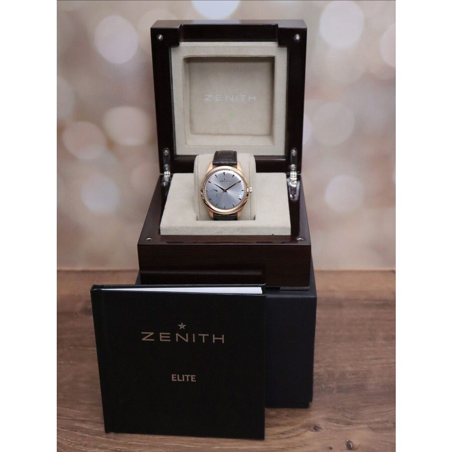 Zenith Pre-owned Zenith Elite Ultra Thin Automatic Silver Dial Unisex ...