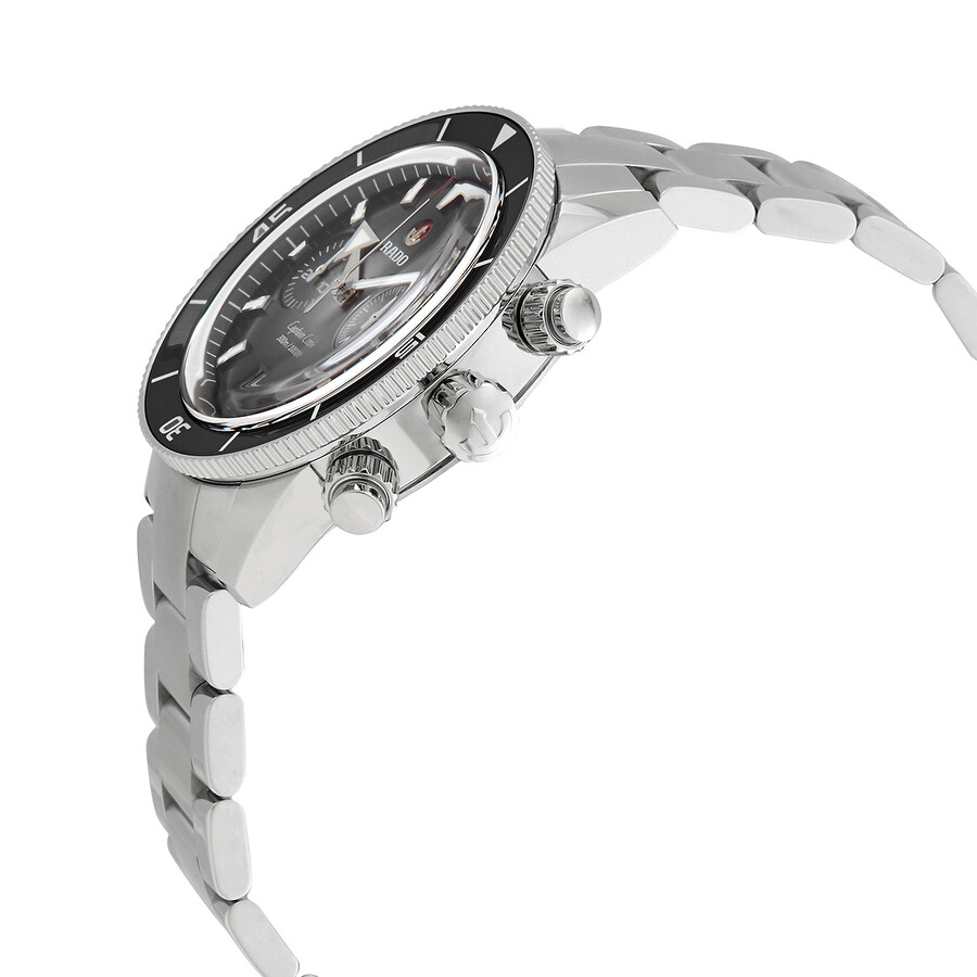 Rado Captain Cook Chronograph Automatic Black Dial Men's Watch ...