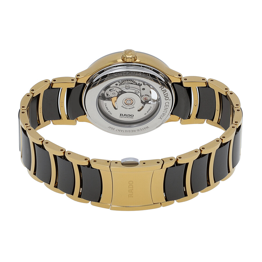 Rado Centrix Automatic Green Dial Two-Tone Unisex Watch R30008302 - Watches, Centrix - Jomashop