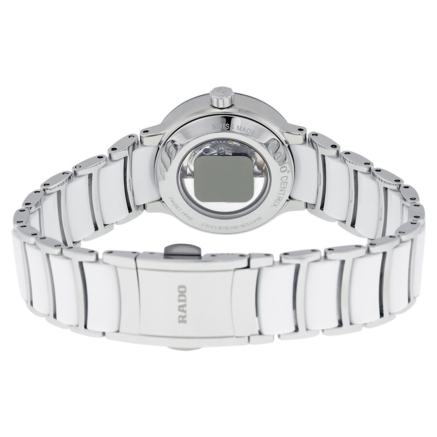 Rado Centrix Automatic White Dial Ladies Watch R30027712 842047104521 ...