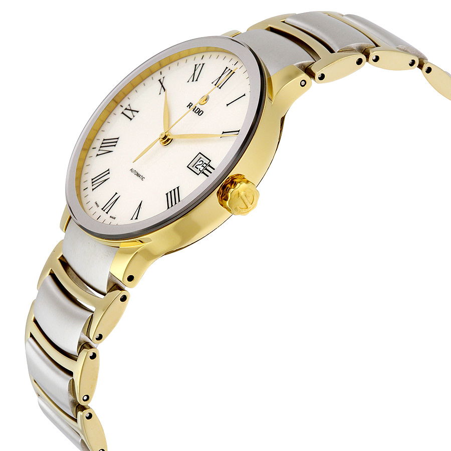 Rado Centrix Automatic White Dial Two-tone Men's Watch R30529013 ...