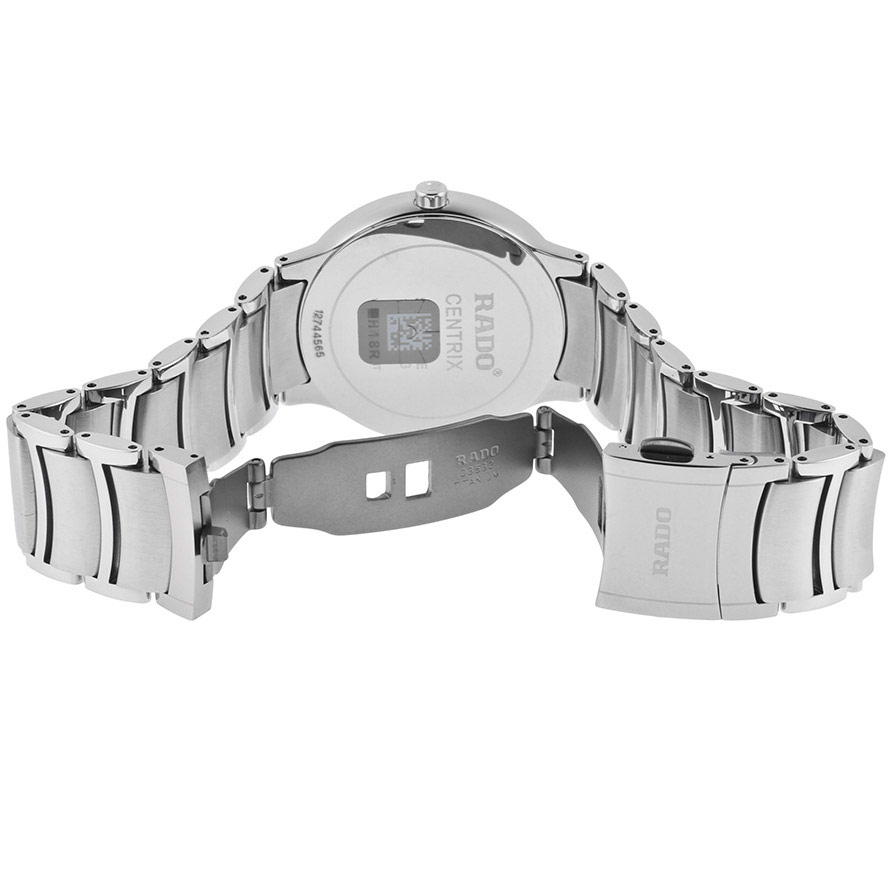 Rado Centrix Black Dial Stainless Steel Men's Watch R30630713 ...