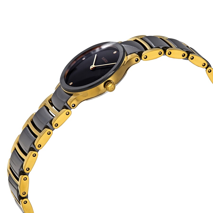 Rado Centrix Black Diamond Dial Ladies Watch R30189712 7612819056470 ...