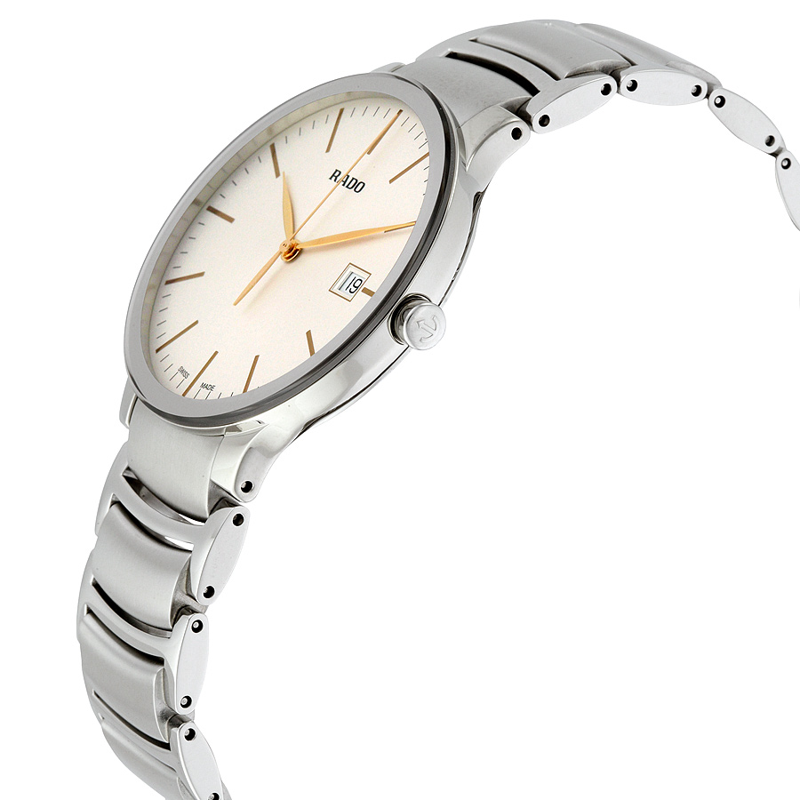 Rado Centrix Quartz Silver Dial Stainless Steel Men's Watch R30927123 ...