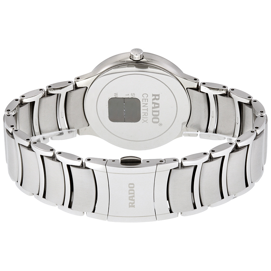 Rado Centrix Quartz Silver Dial Stainless Steel Men's Watch R30927123 ...