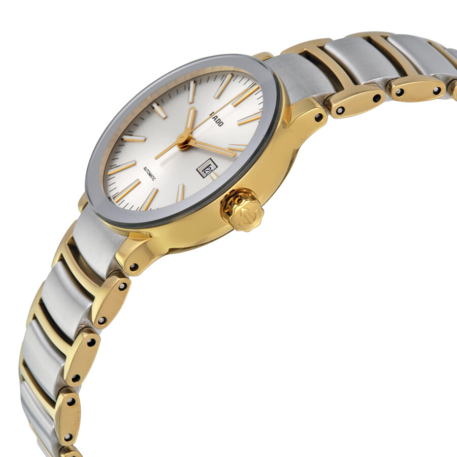 Rado Centrix Automatic Silver Dial Two-tone Ladies Watch R30530103 ...
