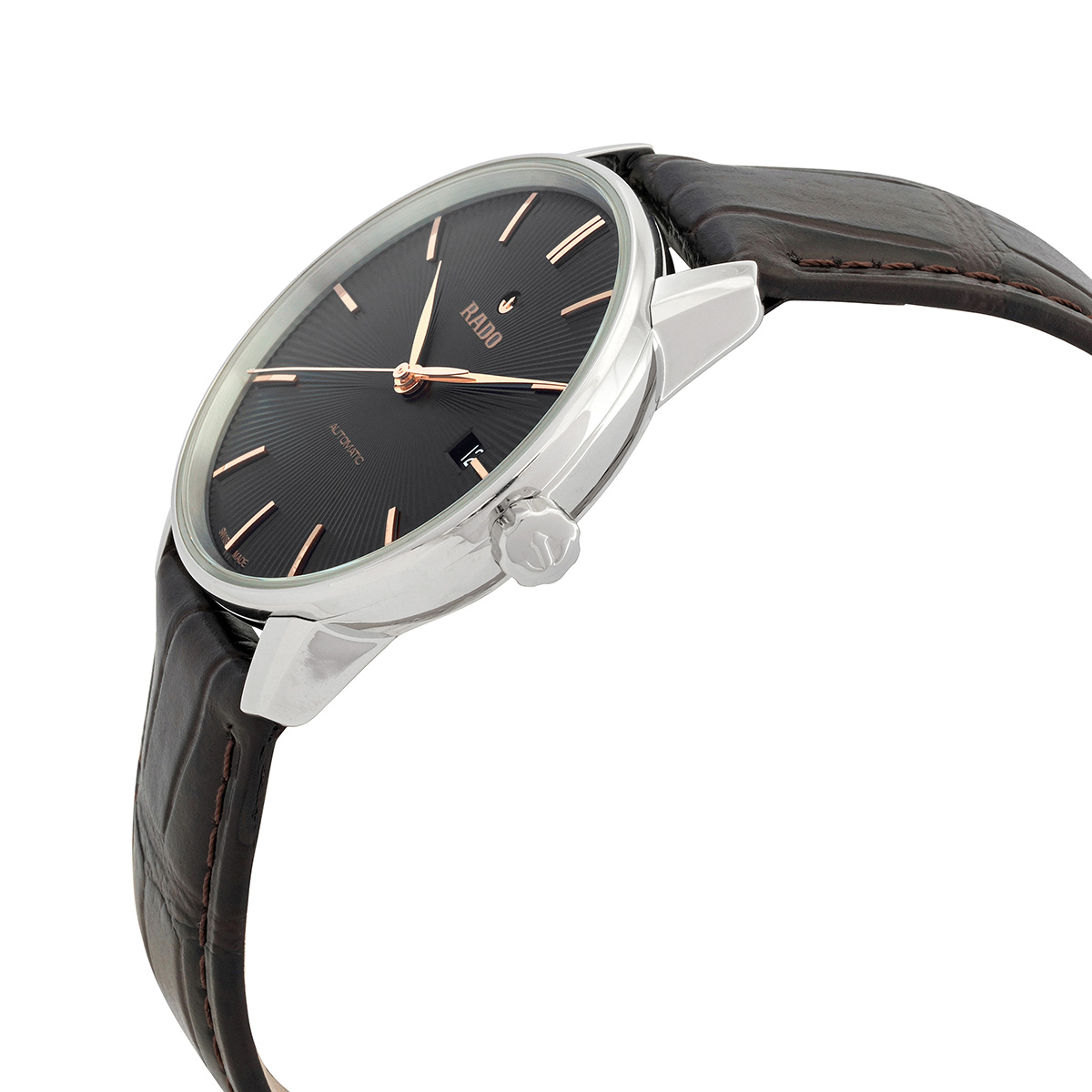 Rado Coupole Classic Automatic Black Dial Men's Watch R22860165 ...