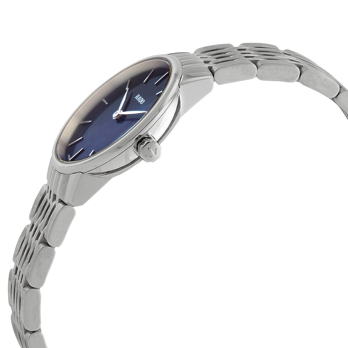 Rado Coupole Classic Quartz Blue Mother of Pearl Dial Ladies Watch ...