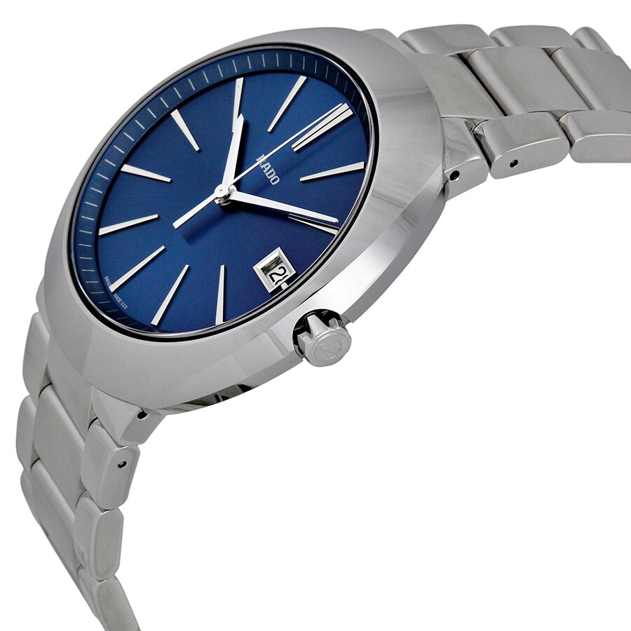 Rado D-Star XL Blue Dial Stainless Steel Men's Watch R15943203 ...