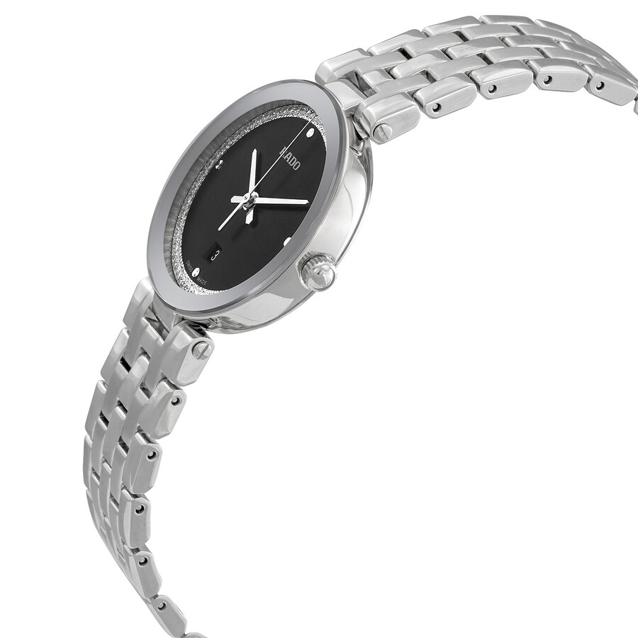 Rado Florence Quartz Black Dial Ladies Watch R48874153 7612819052458 ...