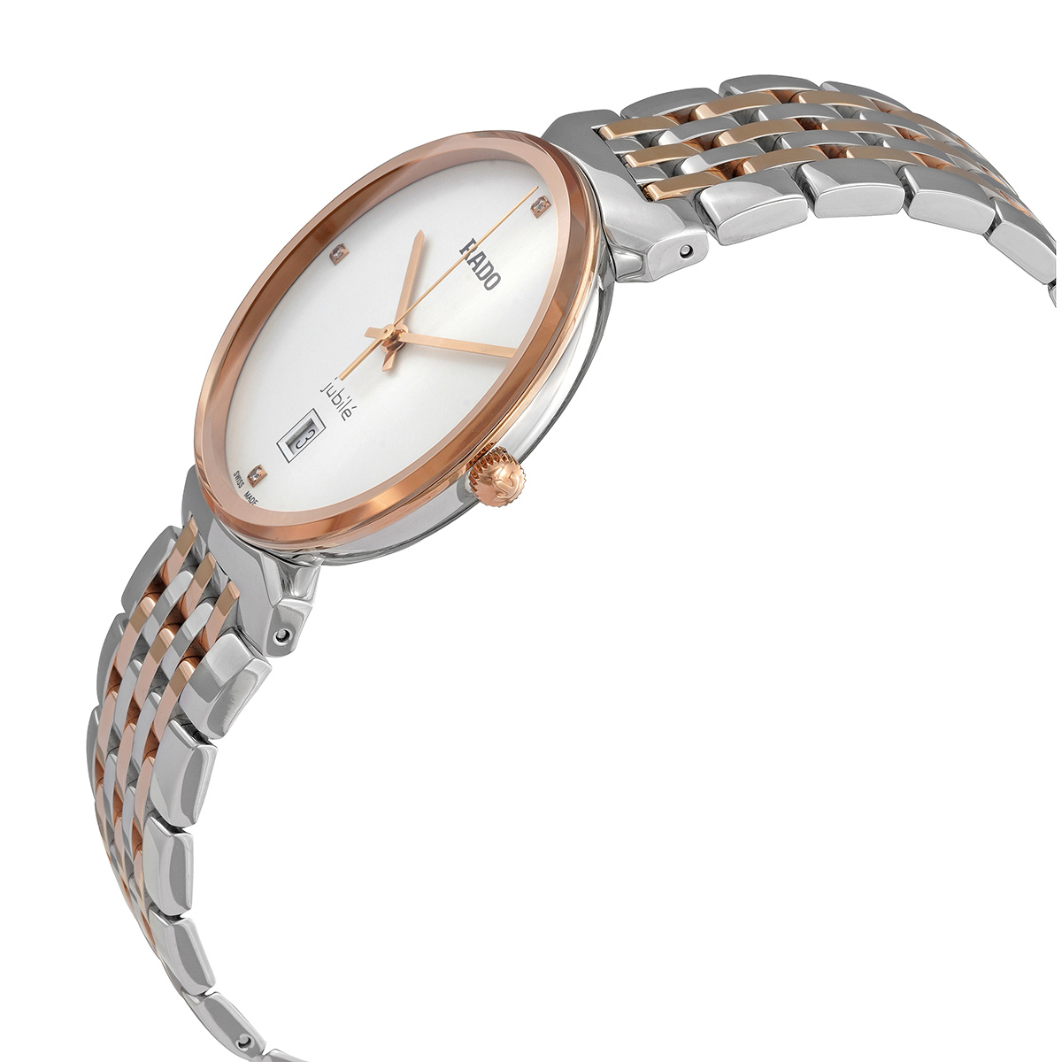 Rado Florence Quartz Diamond White Dial Unisex Watch R48912723 ...