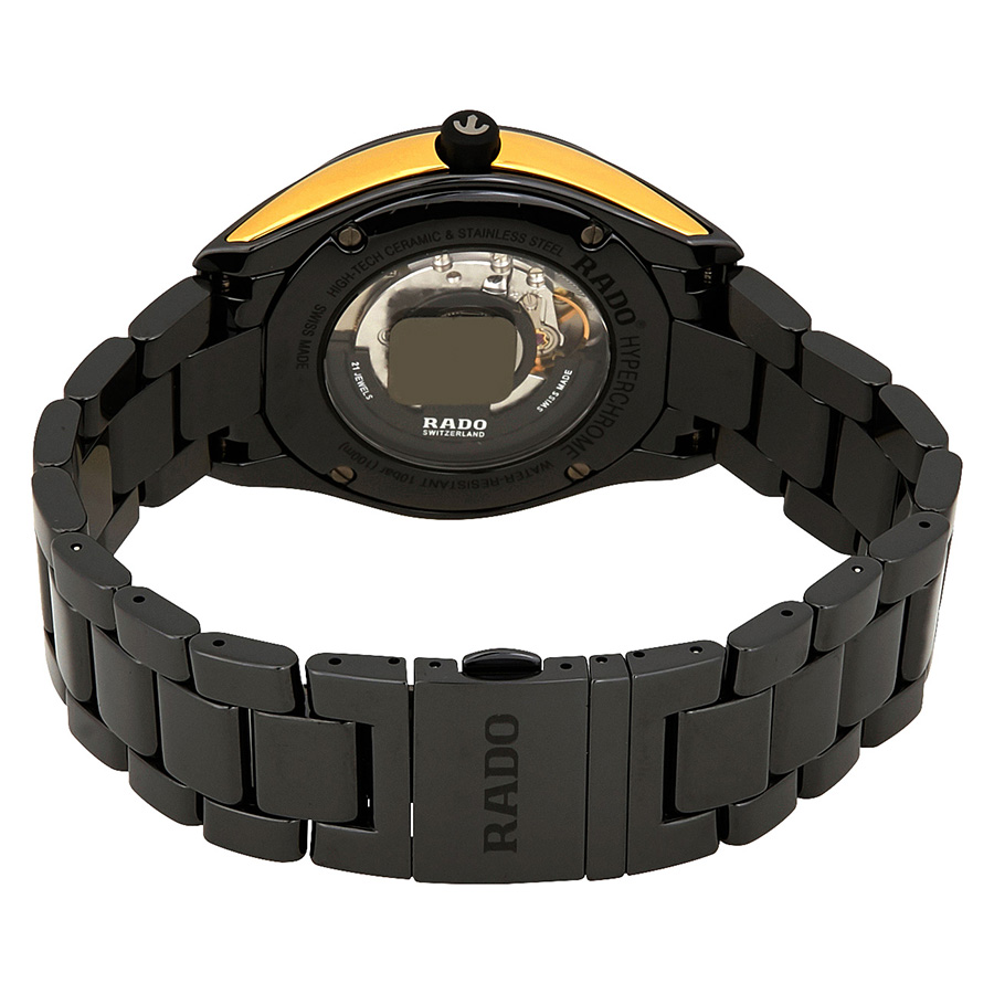 Rado HyperChrome Black Dial Automatic Men's Watch R32253152 ...